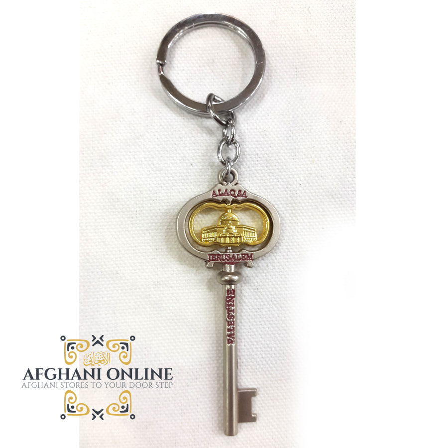 Jerusalem and Dome of the Rock key chain key shape – afghanionline.com