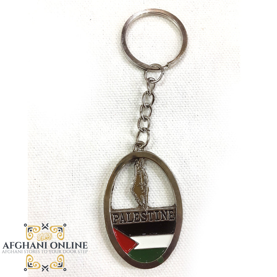 Map of Palestine with Palestine Flag key chain – afghanionline.com