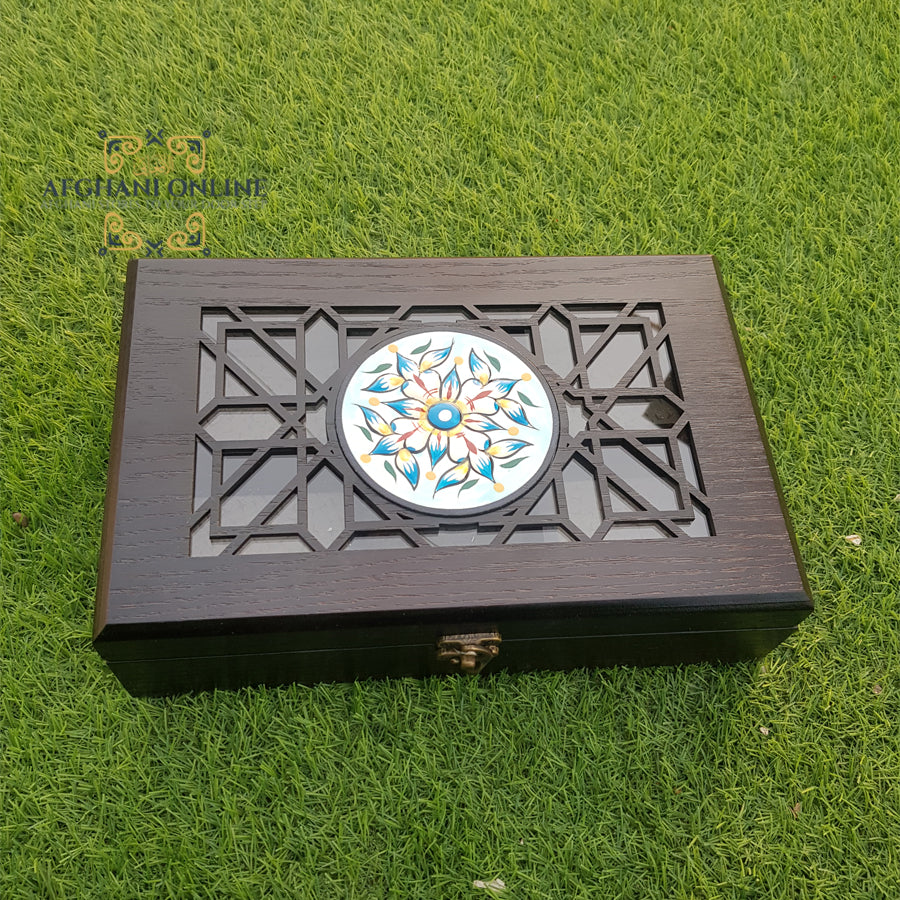 Arabesque Tea Box With Round Ajamic – afghanionline.com